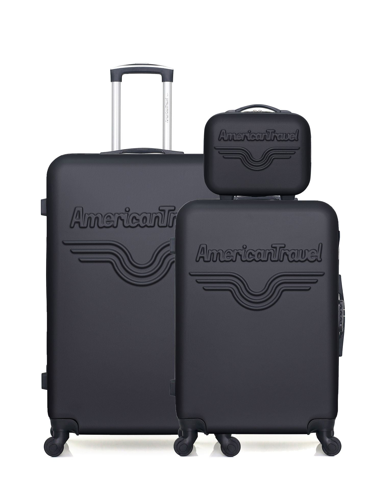 Lot de 3 - Valise grand format, valise weekend et vanity CHELSEA | Baage